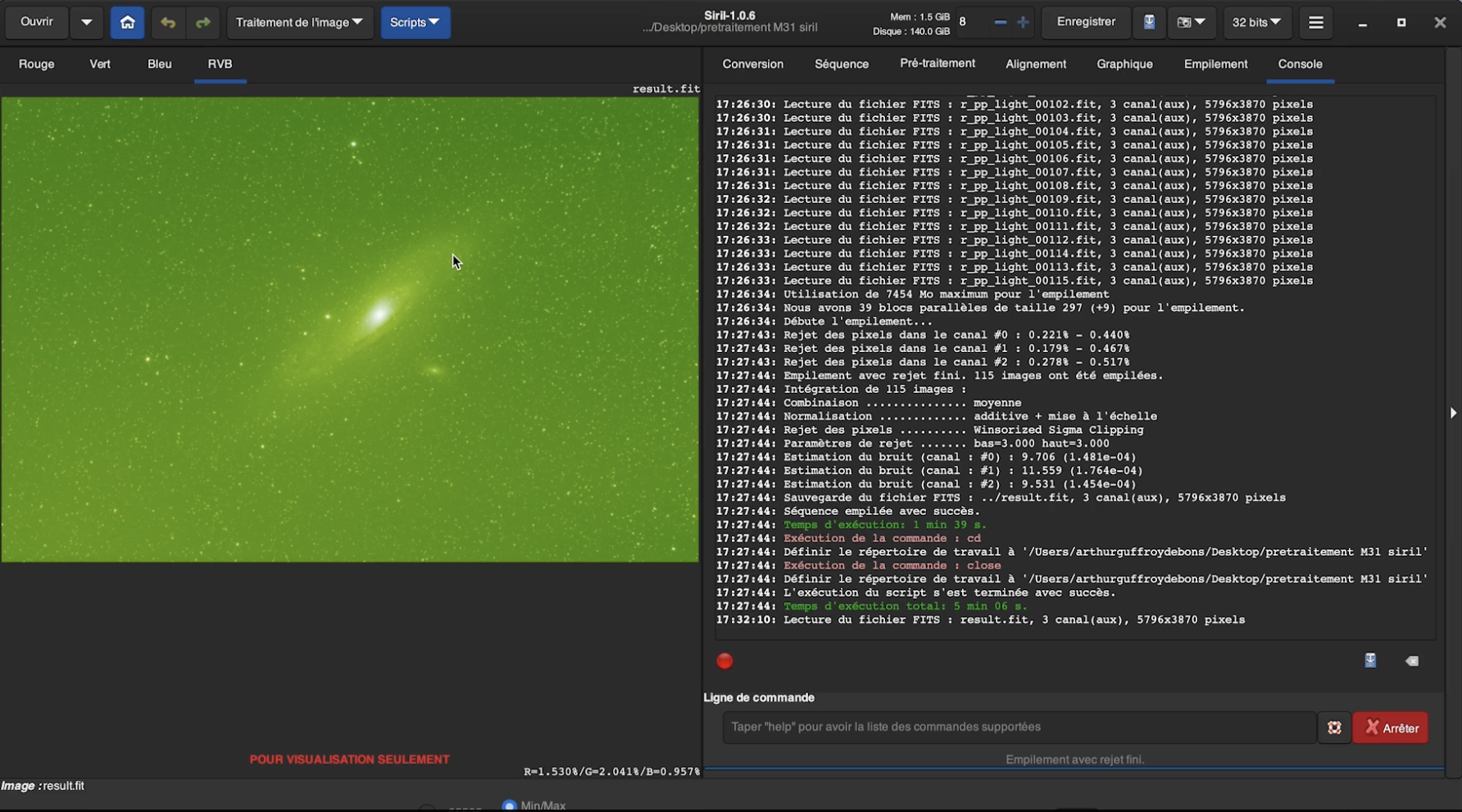 TUTO : traitement astrophoto sur SIRIL de A à Z